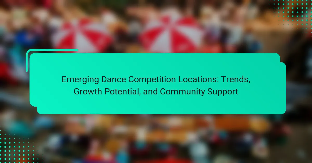 Emerging Dance Competition Locations: Trends, Growth Potential, and ...