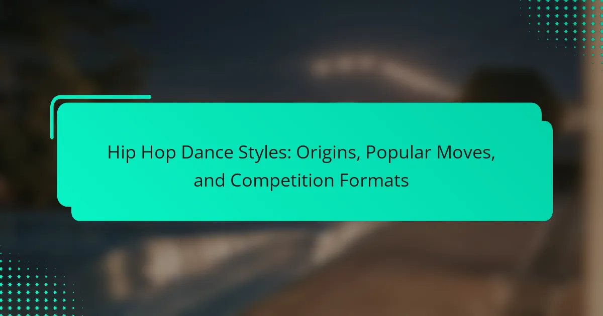 Hip Hop Dance Styles: Origins, Popular Moves, and Competition Formats ...