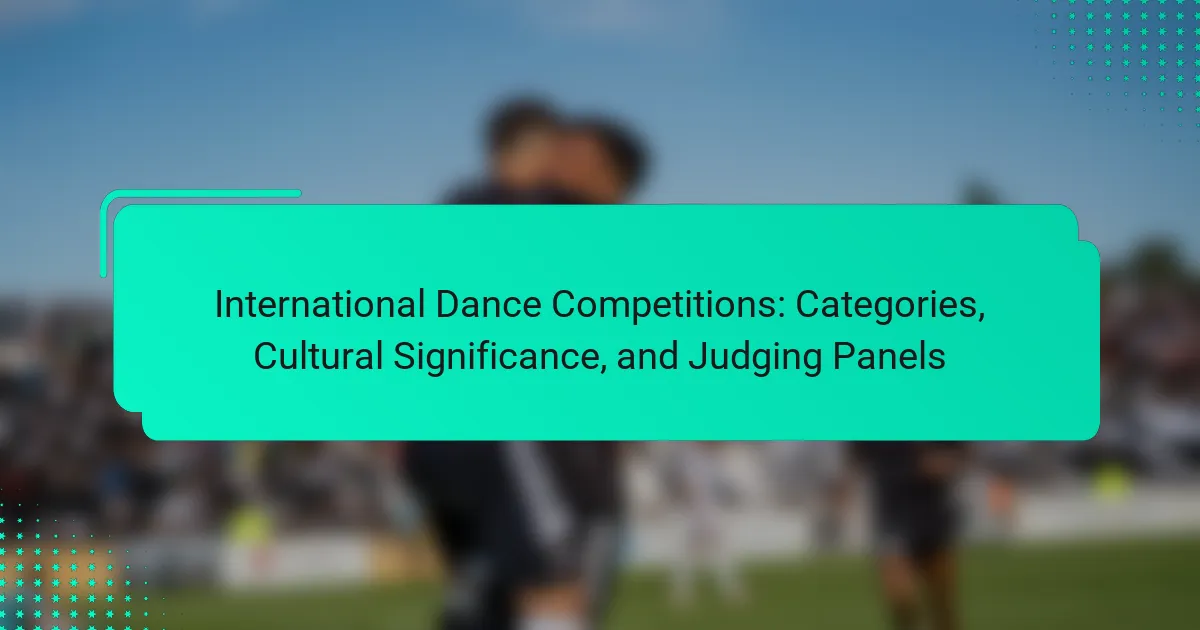 International Dance Competitions: Categories, Cultural Significance ...