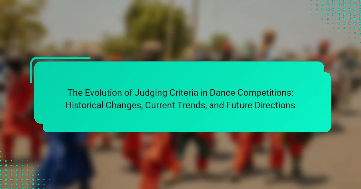 The Evolution of Judging Criteria in Dance Competitions: Historical ...